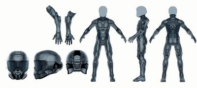 Black body suit - Halopedia, the Halo wiki