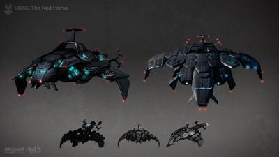 UNSC Red Horse - Ship - Halopedia, the Halo wiki