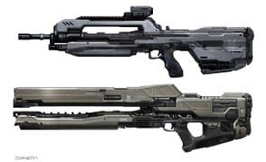 BR85HB battle rifle - Weapon - Halopedia, the Halo wiki