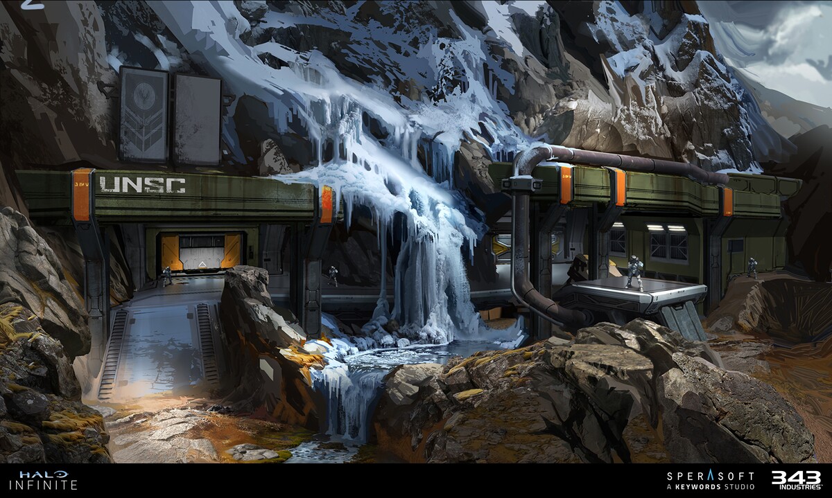 File:HINF Concept CliffhangerMountainStructure.jpg - Halopedia, the ...