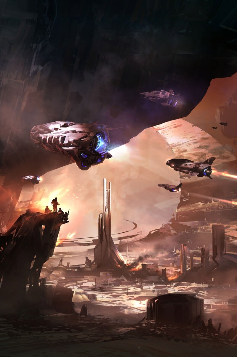 Forerunner starship - Halopedia, the Halo wiki