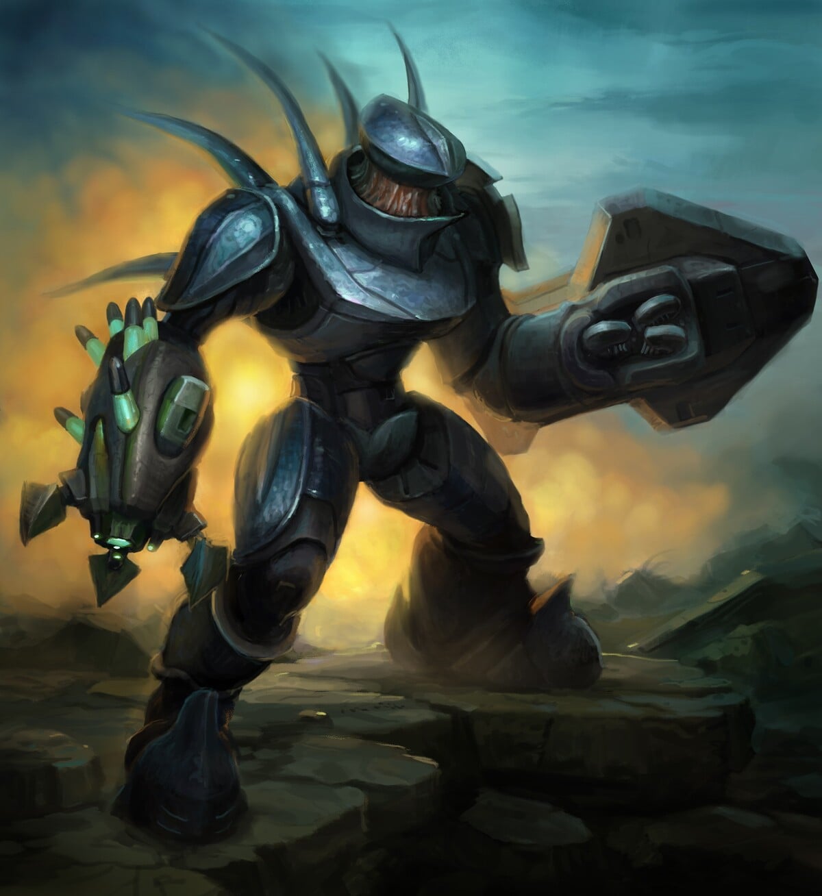 File:HW Hunter Concept.jpg - Halopedia, the Halo wiki