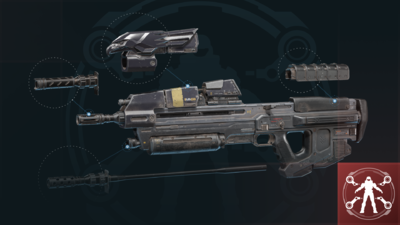 MA40 assault rifle - Weapon - Halopedia, the Halo wiki