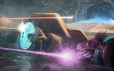 Kig-Yar point defense gauntlet - Halopedia, the Halo wiki