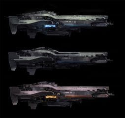 Charon-class light frigate - Ship class - Halopedia, the Halo wiki